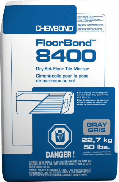Chembond - FloorBond 8400 Dry-Set Floor Tile Mortar -… - Shopflooring.ca