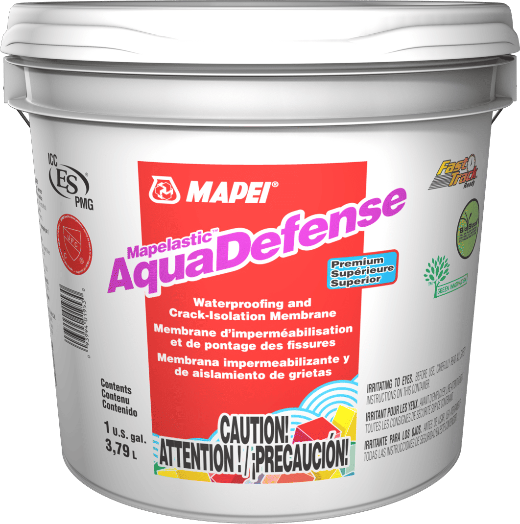 Mapei - AquaDefense Premium Waterproofing & Crack-Isolation Membrane ...